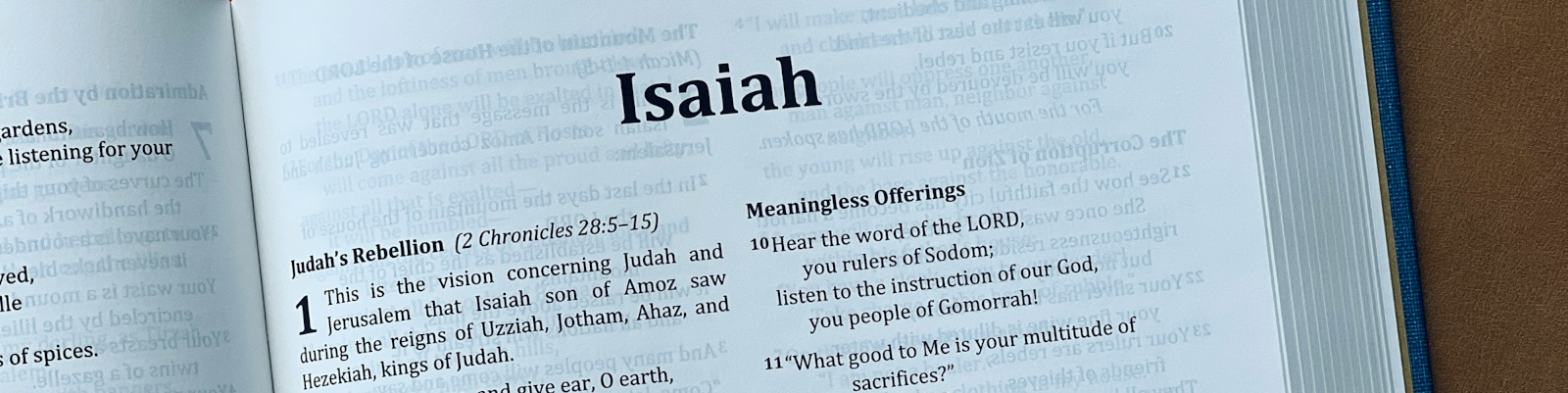 Isaiah 1:1-15 - Christ Reformed Church